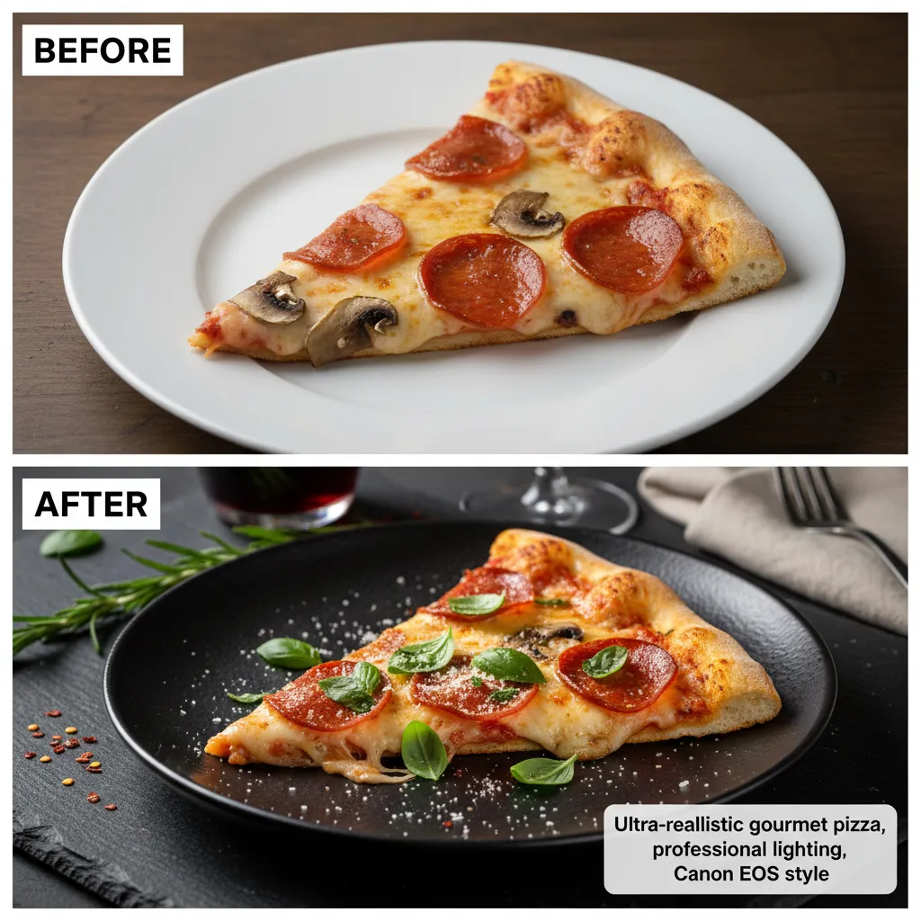 AI Menu Photo - Transform Your Food Photos